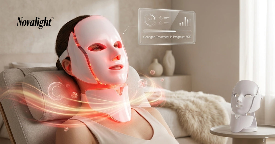 Collagen-Boosting The Face Mask LED for Skin Rejuvenation – Novalight